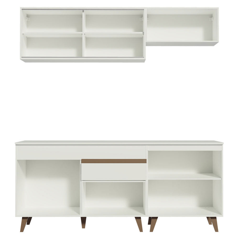 Complete Kitchen Madesa Reims 190001 with Cabinet and Counter – White ...