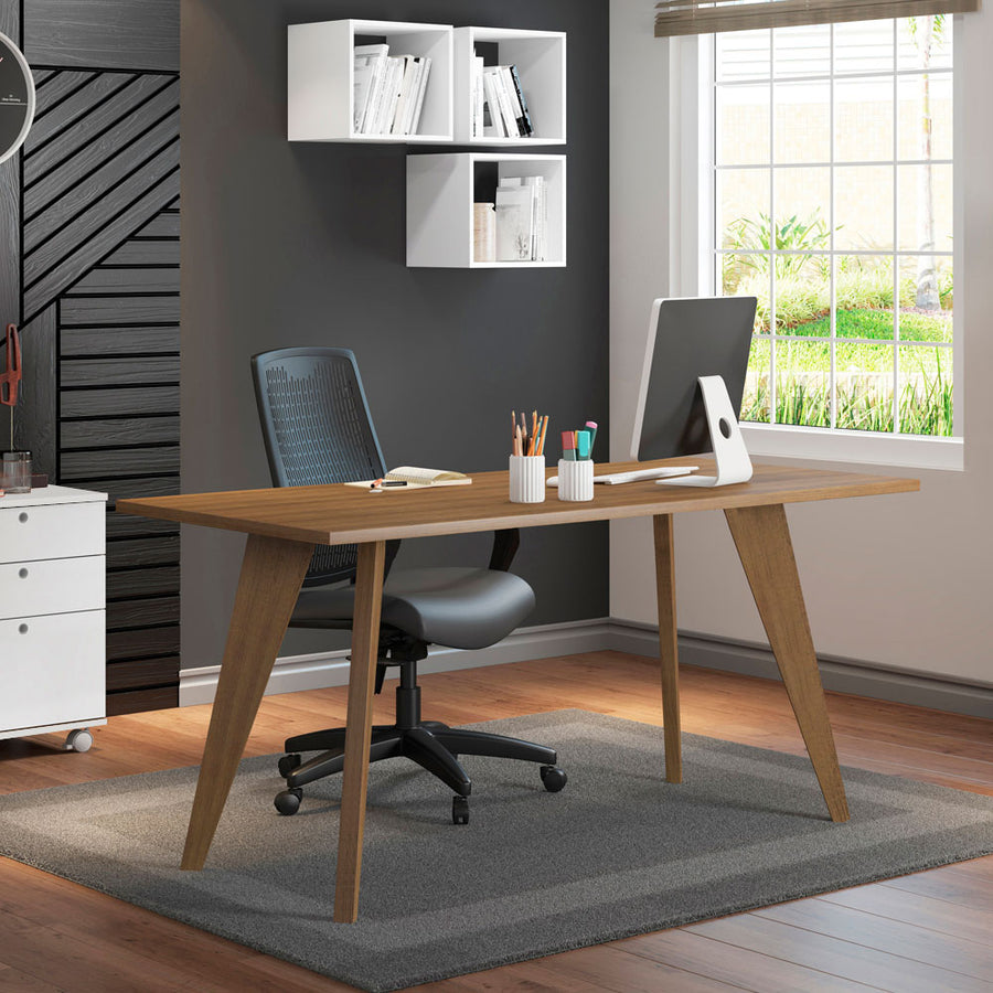 Madesa Compact Engineered Wood Office Table – Madesa IN